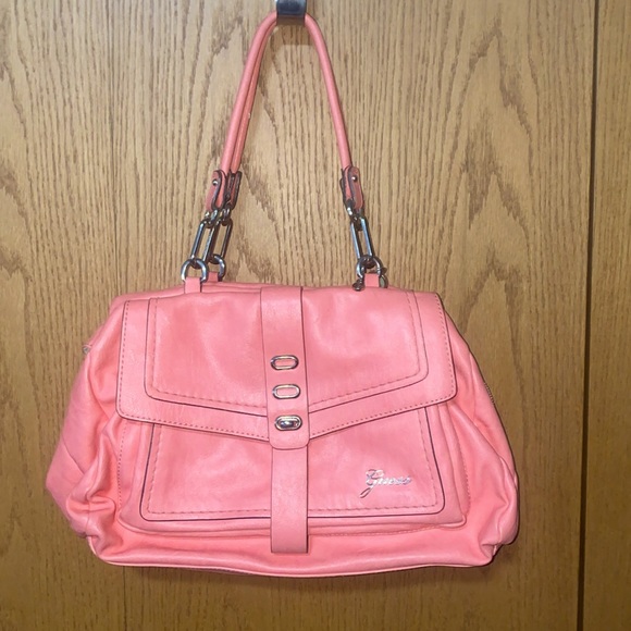 Guess | Bags | Guess Deep Coral Purse | Poshmark